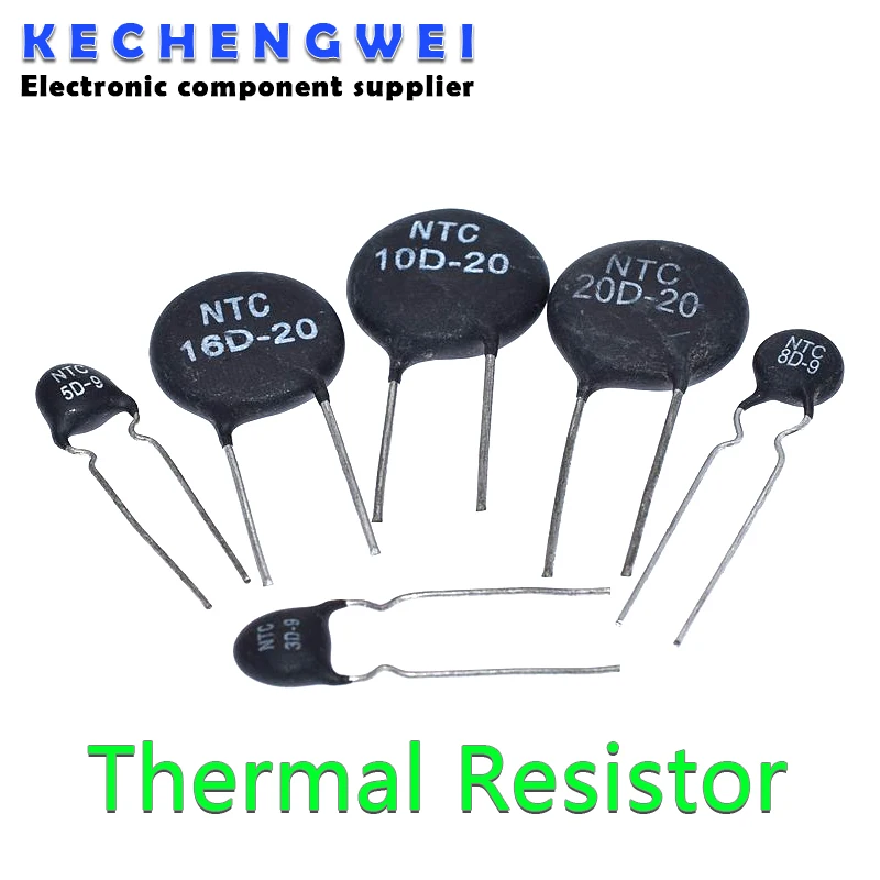 10pcs Thermal Resistor NTC 5D-11 10D-9 10D-11 47D-15 10D-20 10D-13 8D ...