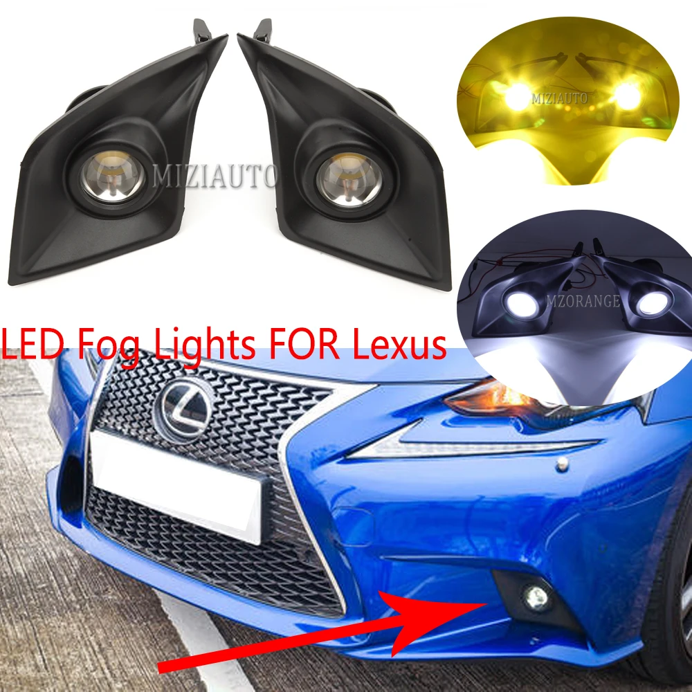 LED-Fog-Lights-FOR-Lexus-F-Sport-IS200T-IS250-IS300-IS350-2014-2015 ...
