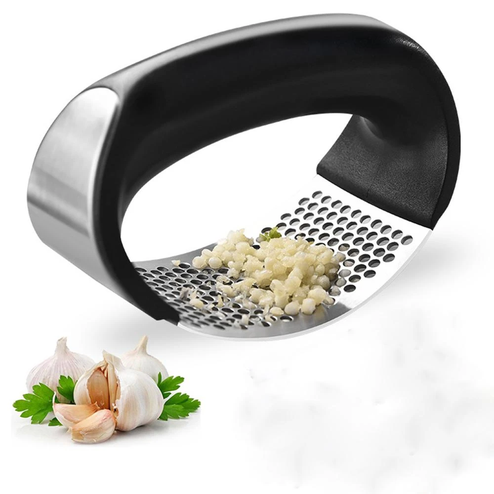 Garlic Press Stainless Steel Garlic Chopper Crusher Kitchen Accessories ...
