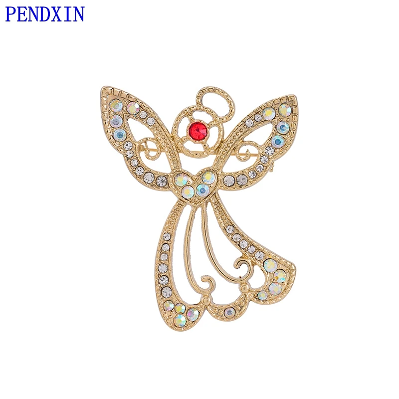 fashion women new ornaments, gold angel, texture brooch, fashion gift ...