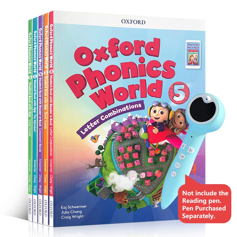Oxford Phonics World 5 libros de lectura + 5 libros de trabajo ...