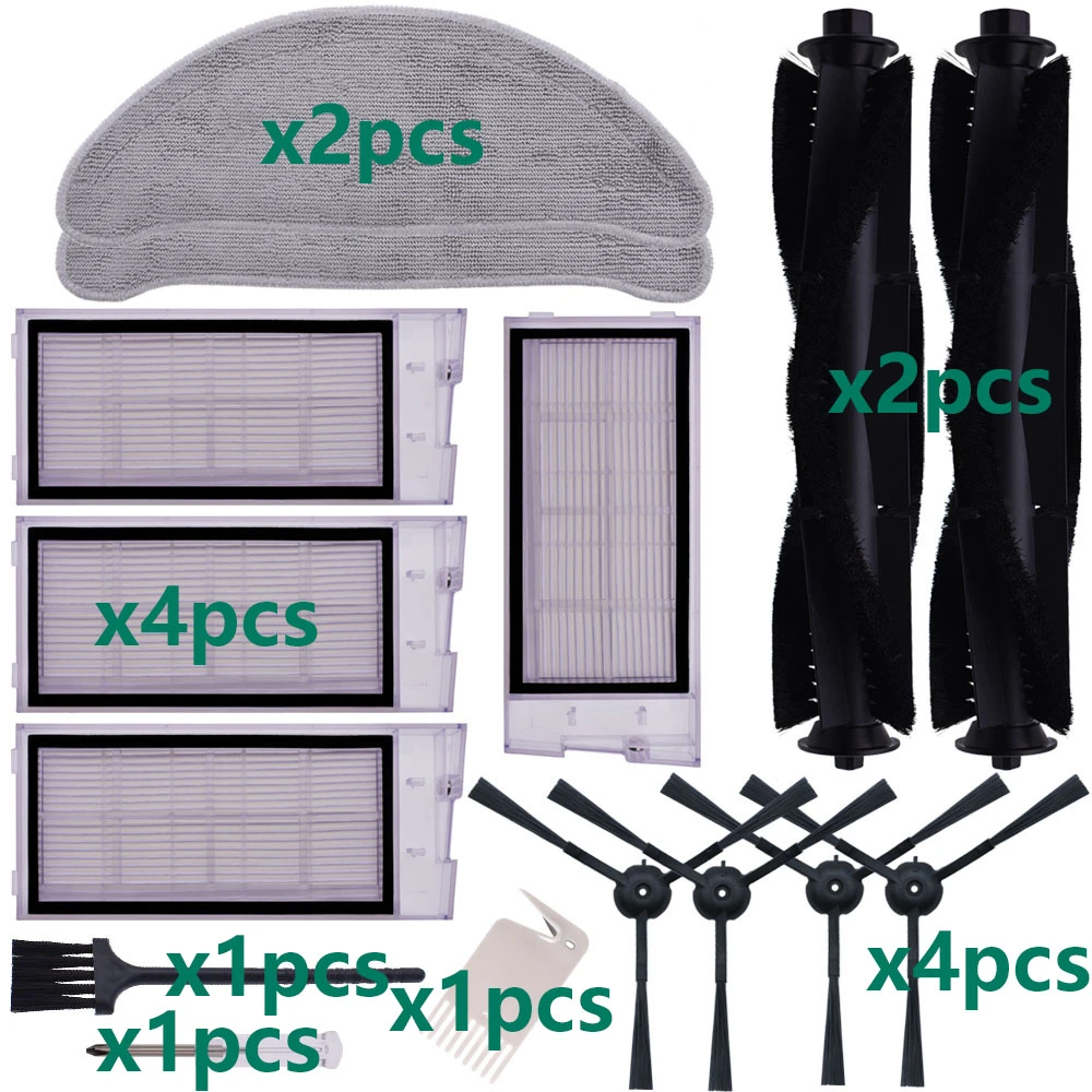 Compatible Withfor Xiaomi Roidmi Main Side Brush Hepa Filter Mop Cloth ...