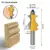 10pcs 12mm Shank Architectural Molding Handrail Router Bits Set Casing ...