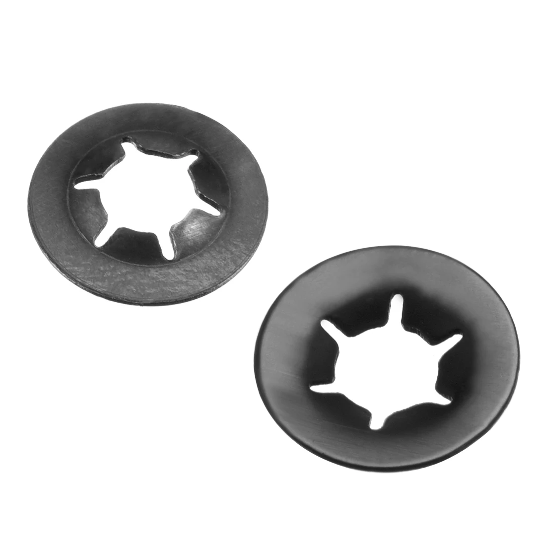 uxcell 30-100pcs Starlock Washers M2.5-M20 Internal Tooth Push On ...