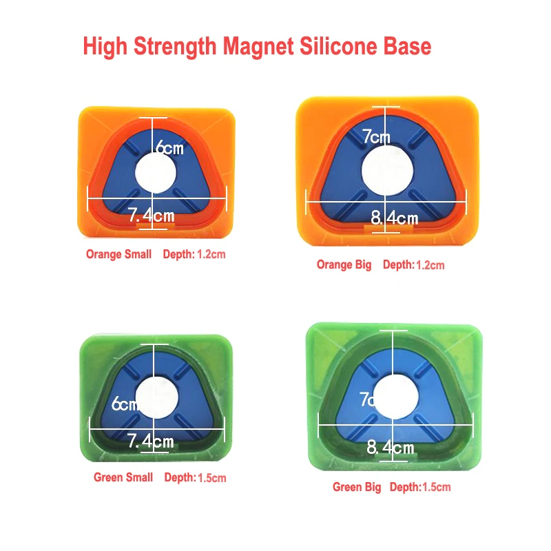 Dental Lab Magnetic Silicone Plaster Mould Former Split Base Model Full ...