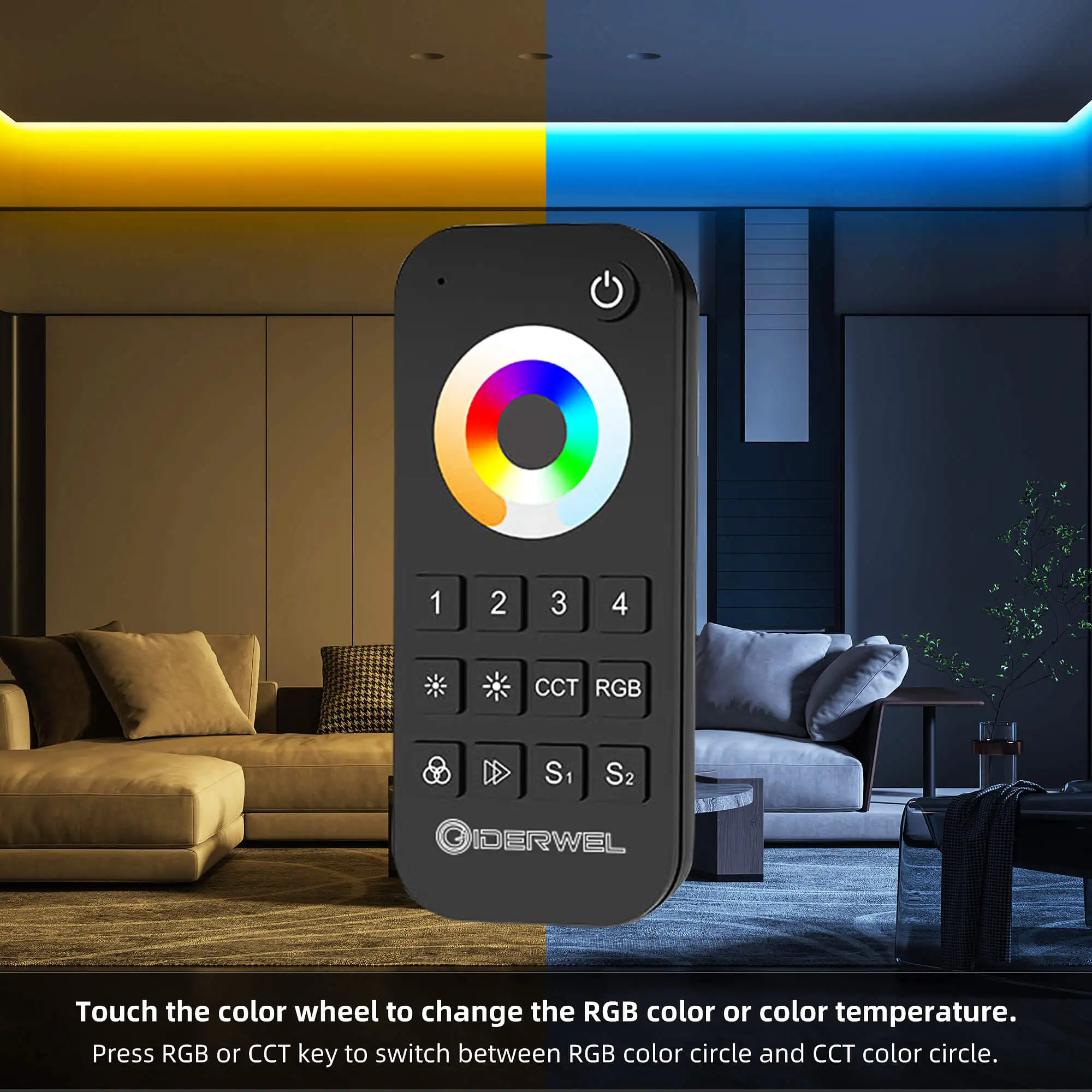 Tuya Smart WiFi LED Controller 12V 24V 5 in 1 Dimmer CCT RGB RGBW RGBWW ...