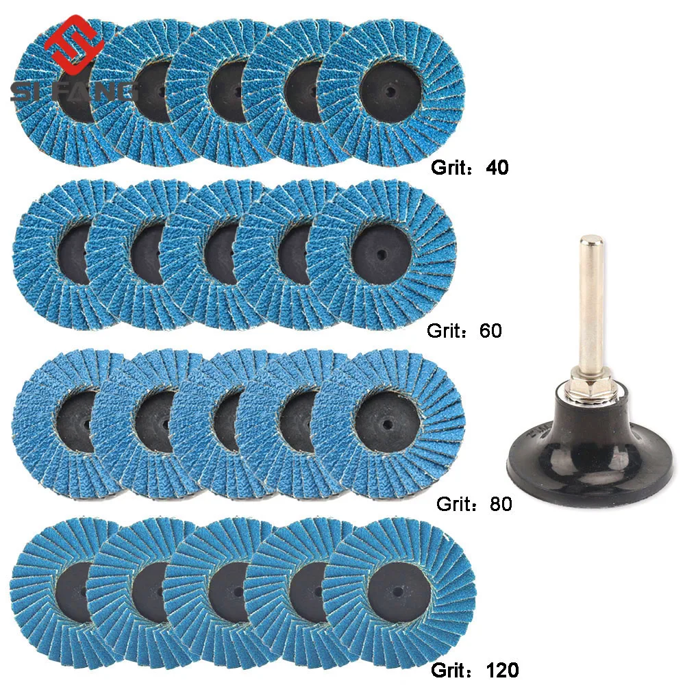 21-p-s-set-50mm-plana-profissional-discos-de-aleta-rolo-bloqueio-moagem ...