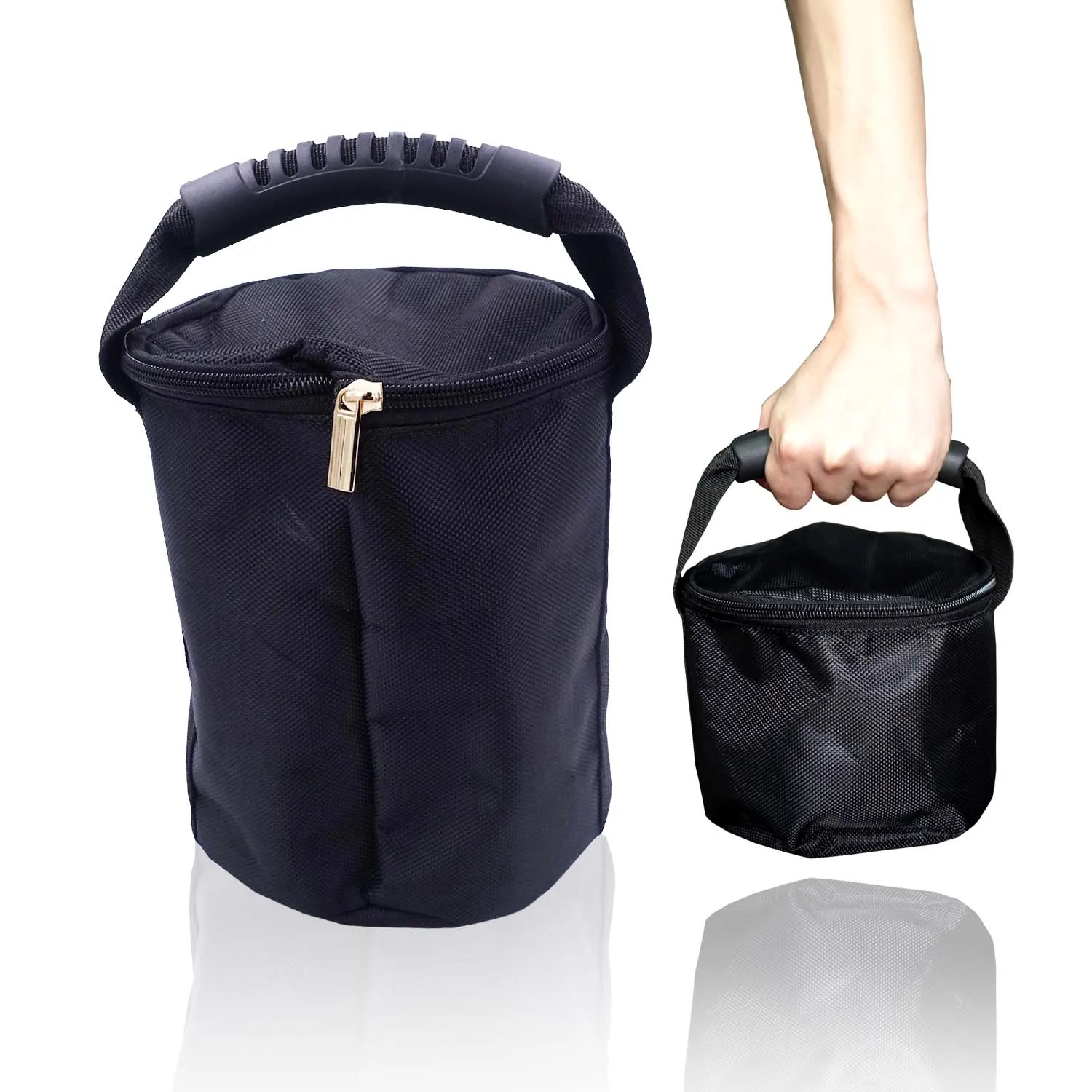 Fitness Adjustable Kettlebell Sandbag with Handle Portable Heavy ...
