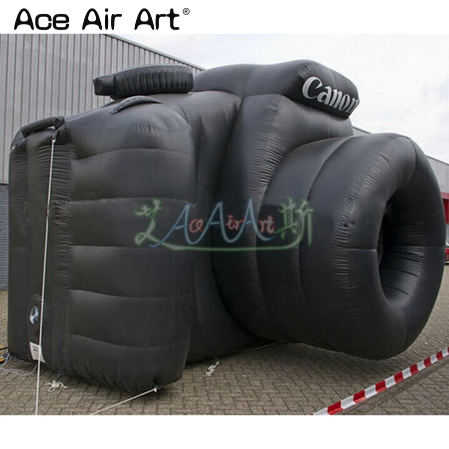 2025 Giant Inflatable Black Camera Model With Air Blower For Trade Show ...