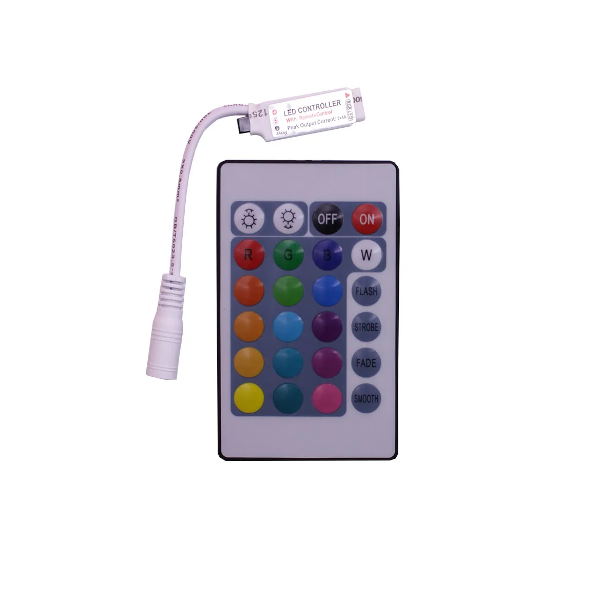 Mando-a-distancia-inal-mbrico-para-tira-de-luces-led-RGB-control-remoto ...