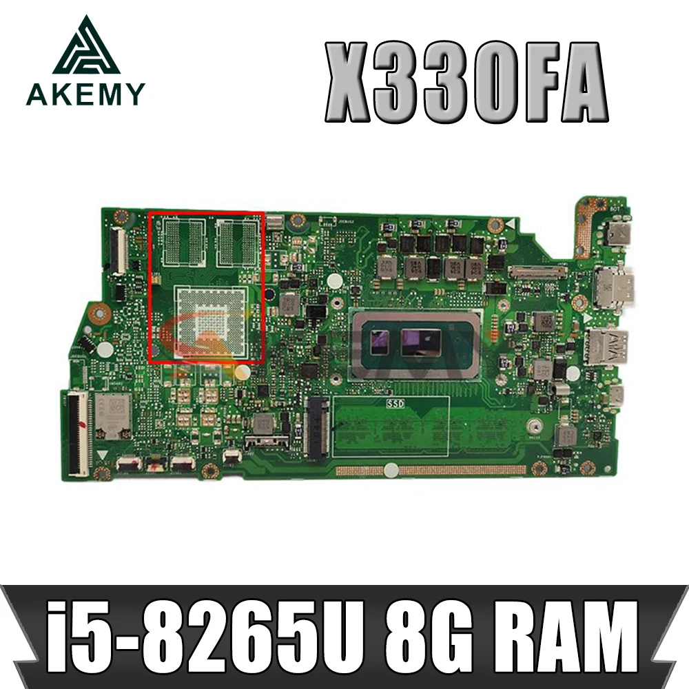 Akemy X330FA Motherboard For Asus VivoBook S13 X330F S330FA S330FN S330F X330FN X330FD Laptop ...
