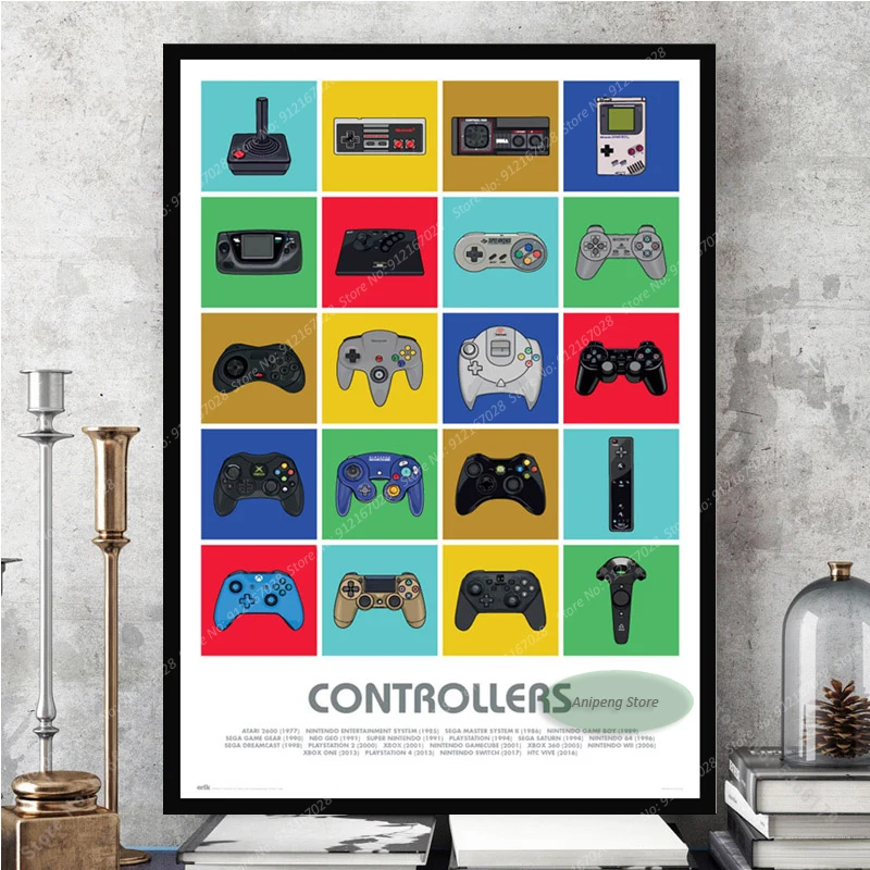 Video Game System Collage