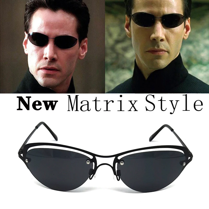 2021-Fashion-Cool-The-Matrix-Neo-Style-Polarized-Sunglasses-Ultralight ...