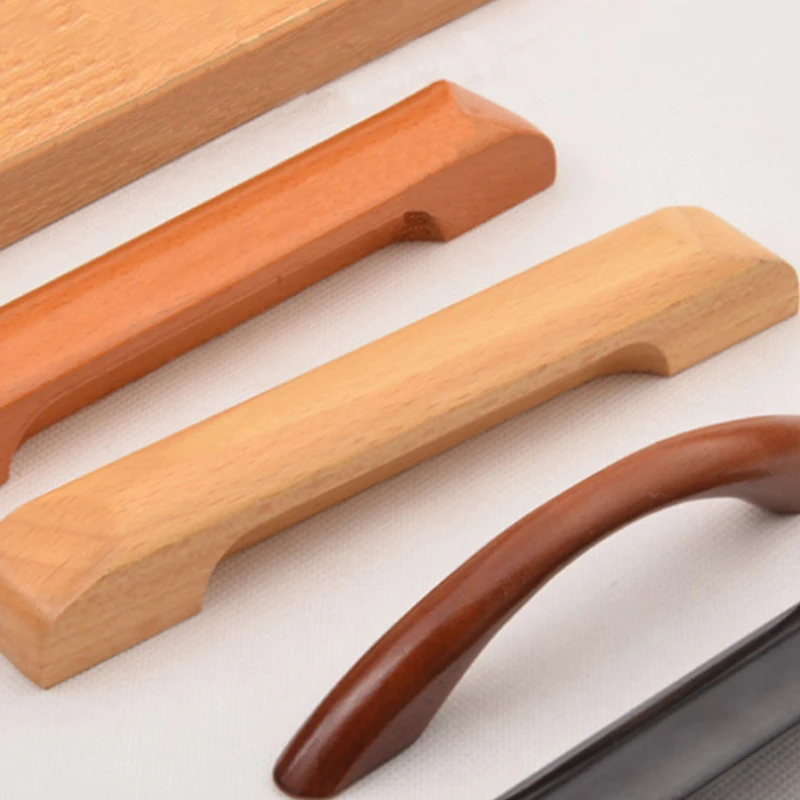 POIGNEE DE MEUBLE - BOUTON DE MEUBLE,D--Poignée de meuble en bois ...