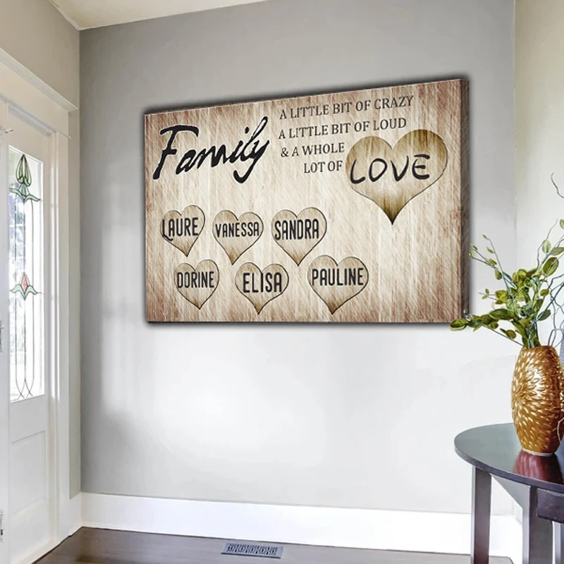 Family Name Wall Art
