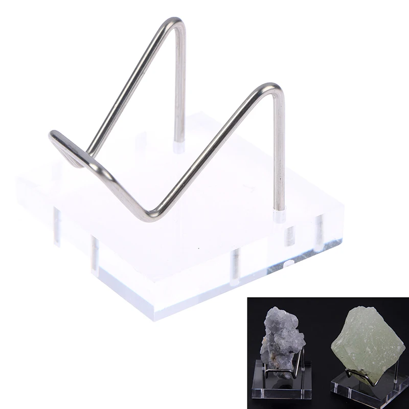 1 PC Acrylic Display Stand Geode Fossils Minerals Relics Rocks Balls ...