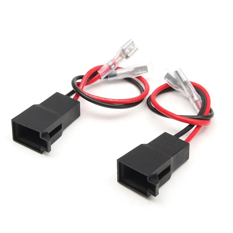 2pcs 15cm Speaker Cable Adaptor Plug Connectors Sudio Wire Connector ...