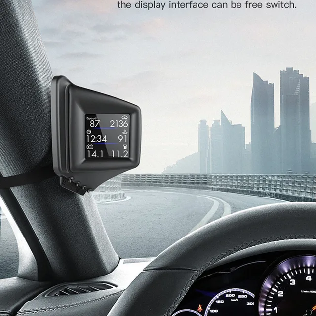 OBD GPS Dual System Head-up Display Display Car Digital Hud GPS ...