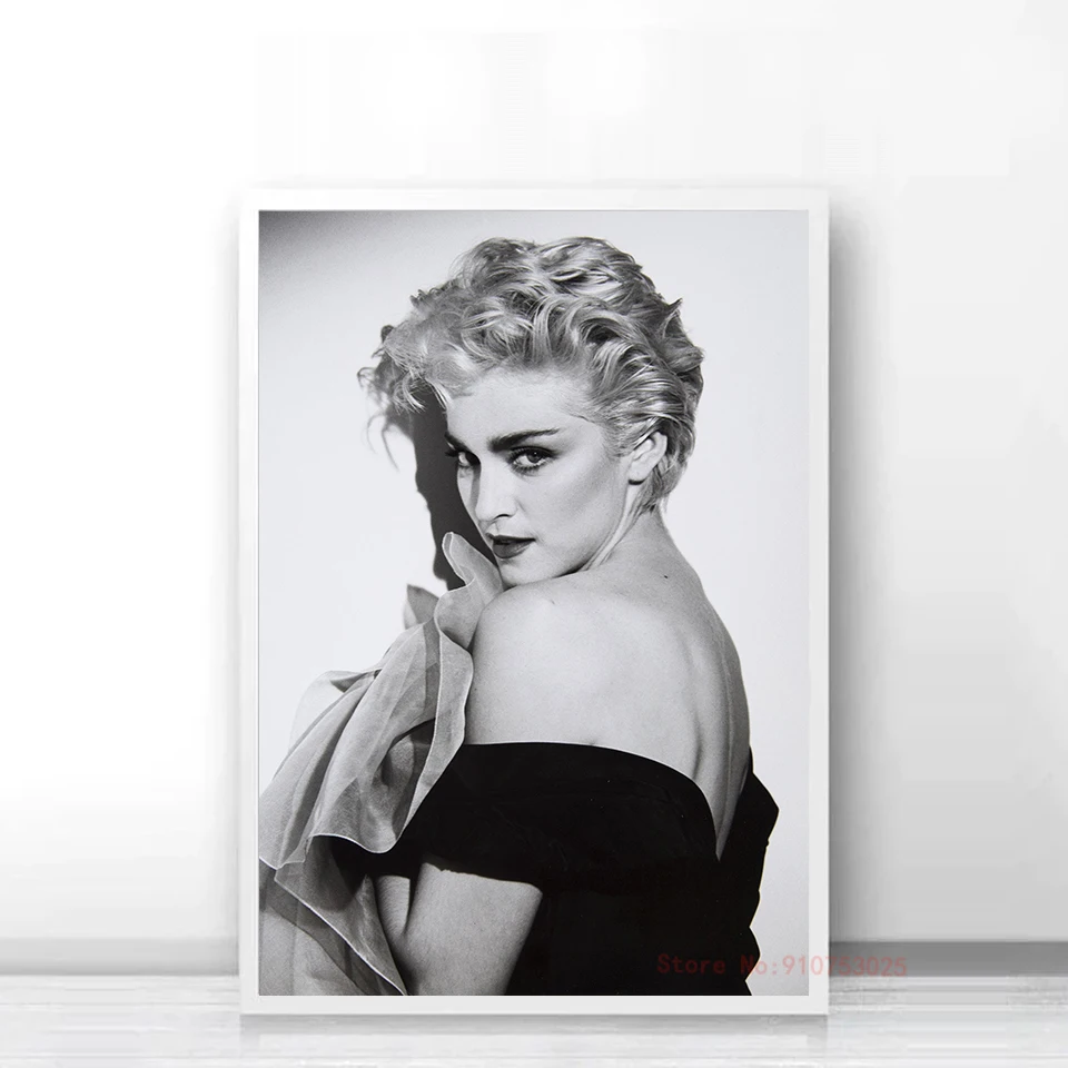Madonna Black And White Drawing