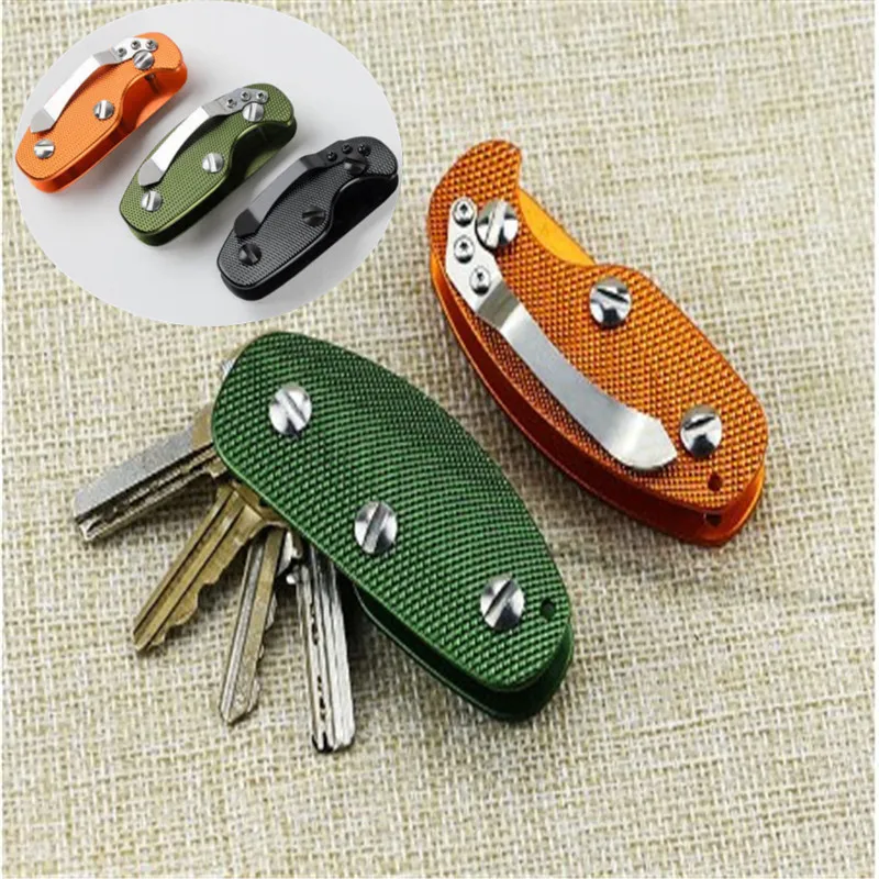 Aluminum-Alloy-Metal-Key-Clip-Multi-function-Key-Chain-Outdoor-Camping ...