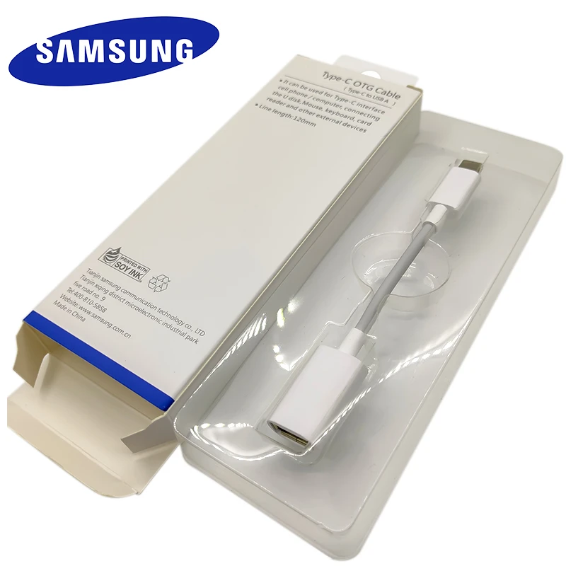 Samsung Cable USB tipo C OTG de 12cm, conector USB A, adaptador OTG ...
