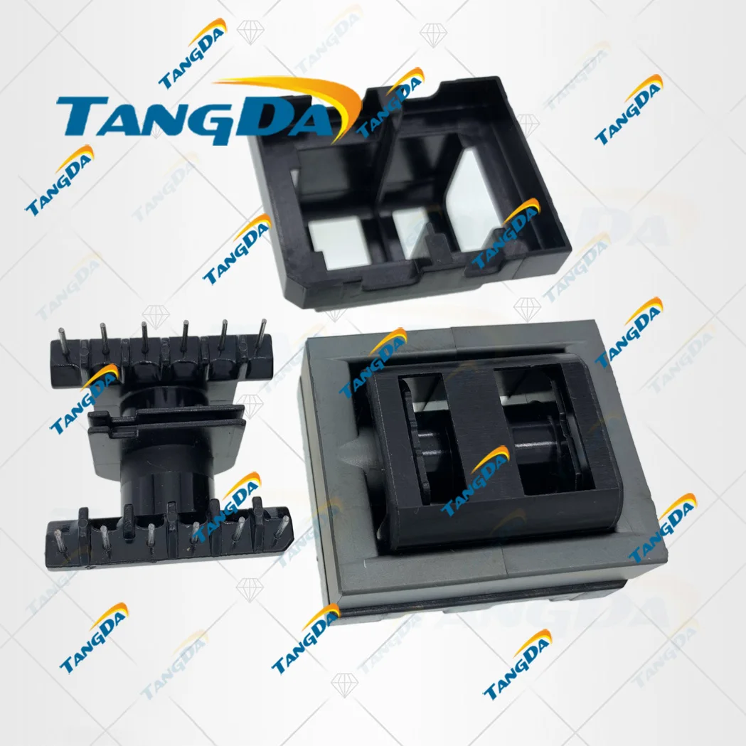 Etd ER34 ETD34コアボビン6 + 6pin 12p磁気コア + スケルトンPC40ソフトフェライトコア変圧器ダブル溝2スロットtangda t|core bobbin|core ...
