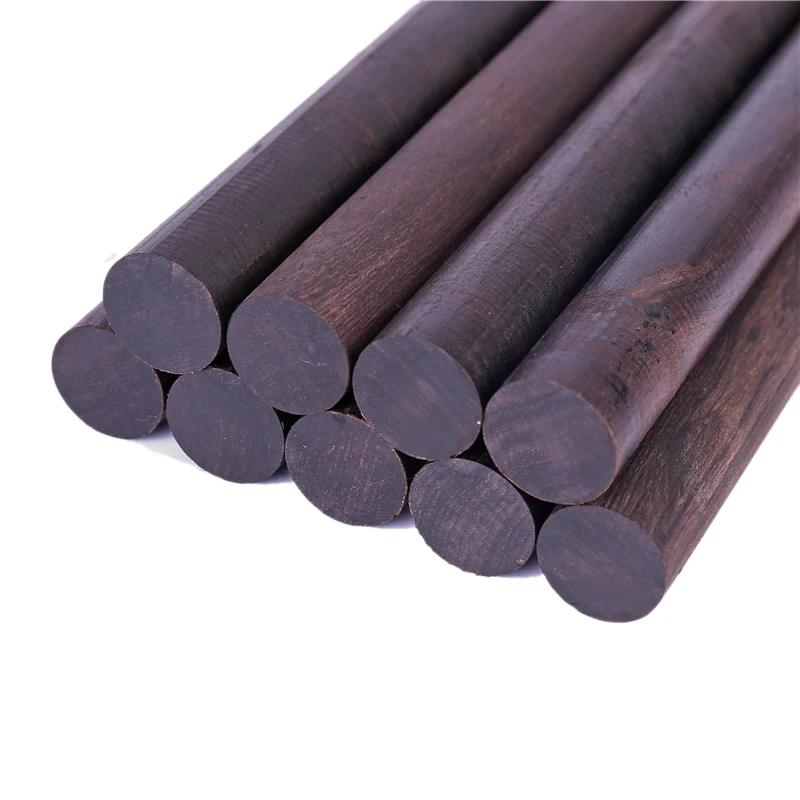 10-PCS-Black-Wood-Bar-Black-wood-Material-Beads-Carving-Handle-Small ...