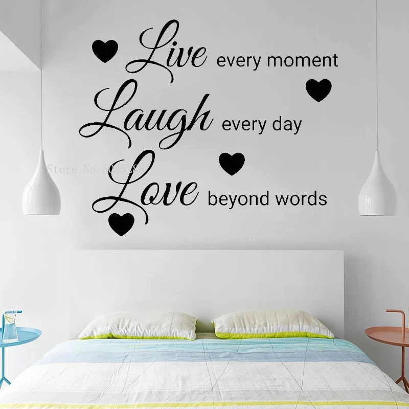 Wall Words Vinyl Lettering Vinyl Wall Decal Motivational Be Positive ...