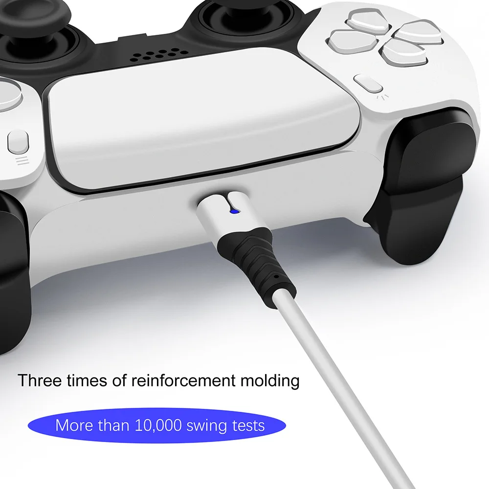 Câble de chargement USB C pour manette de jeu PS5, 2m, cordon ...