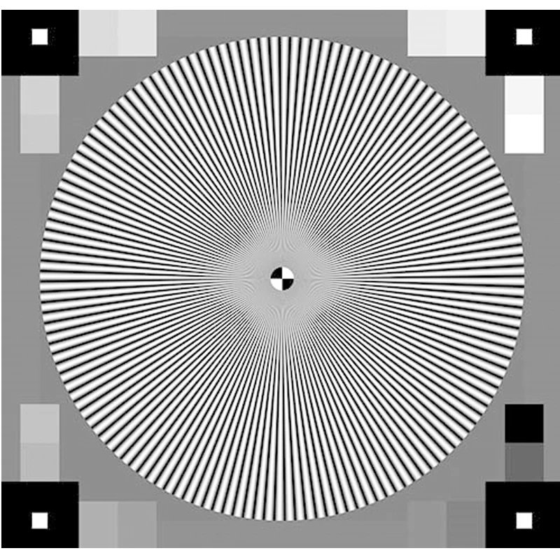 Charttu Tabla de prueba de la Cámara, Webcam de Resolución de 334x271mm ...