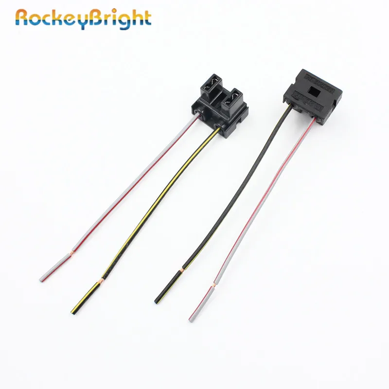 2X-H7-Headlight-Bulb-Socket-Outlet-ceramic-Lamp-Base-Car-Connector-Plug ...