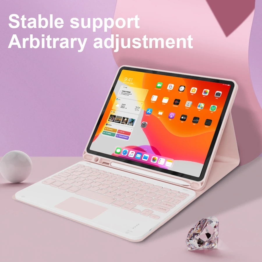 Pink Ipad Air Case With Keyboard