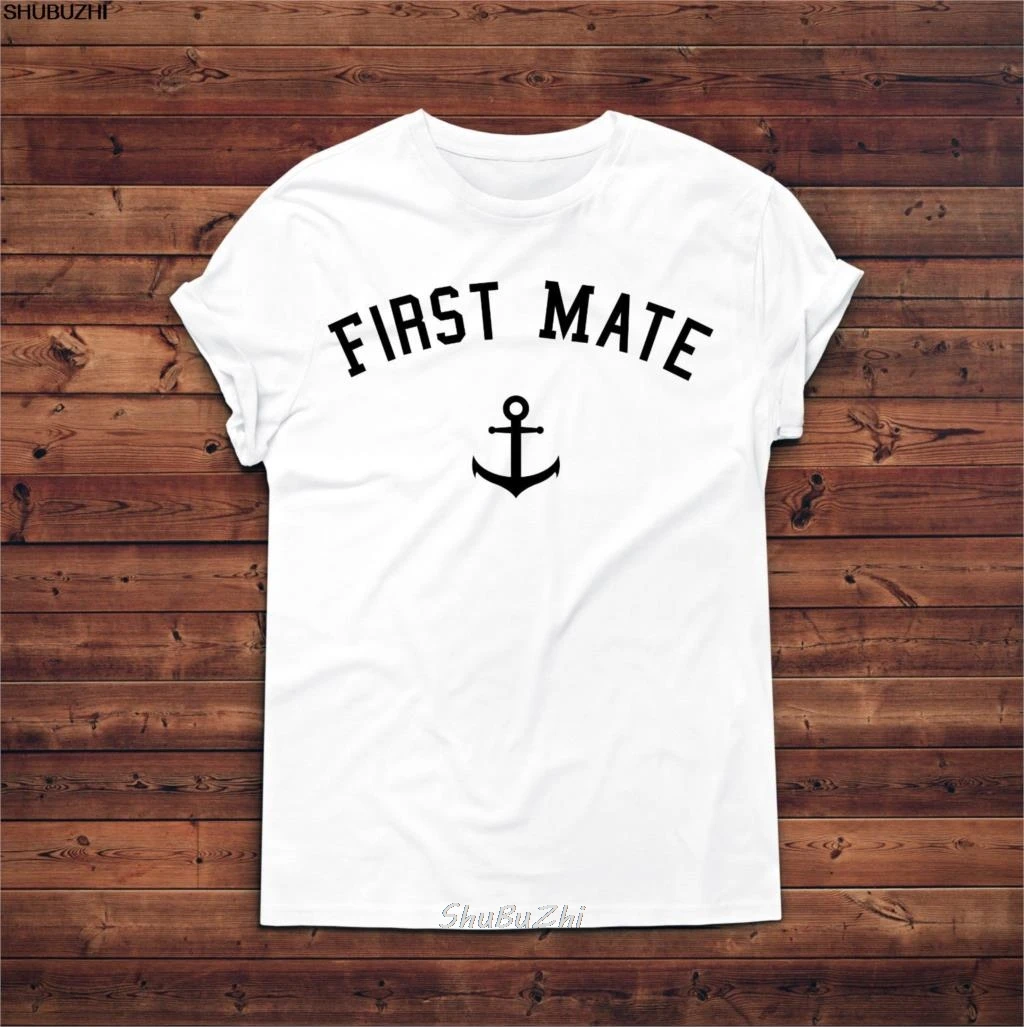 First Mate T-shirt Sailor Tee,anchor T Shirt,sailing Boating Gift ...