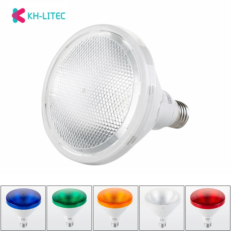 Par38 Sensor Color Light Bulb 15w Recessed Lighting Indoor/outdoor Bug ...