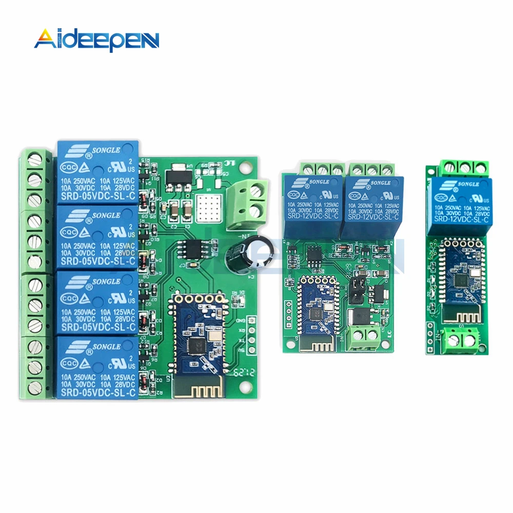 DC-5V-12V-1CH-2CH-4CH-WiFi-Relay-Module-Things-Smart-Home-Remote ...