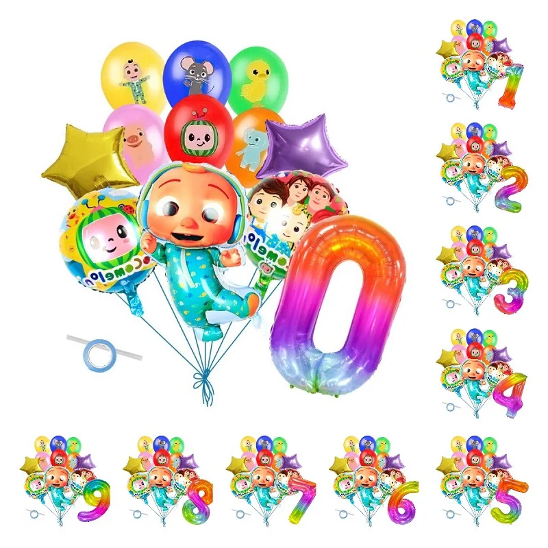 Coco melon Balloons for Kids Happy Birthday Baby Shower Hot TV Show ...