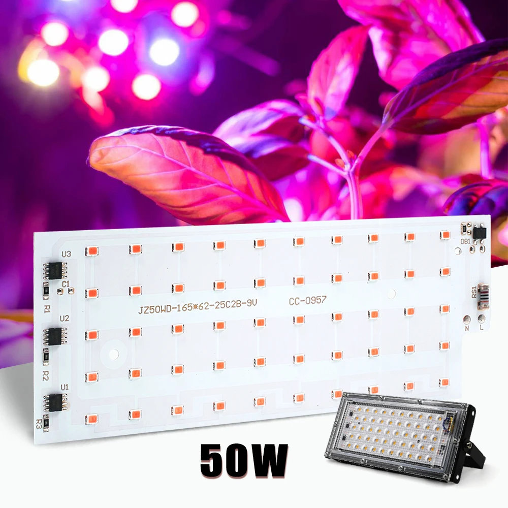 50W-LED-Grow-Light-Chip-220V-Full-Spectrum-Plant-Smart-IC-No-Driver ...
