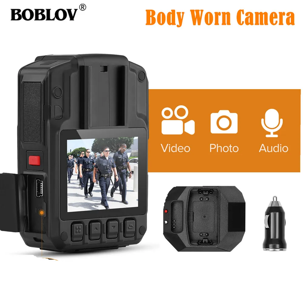 BOBLOV Camera HD 1080P Ambarella Body Camera Wearable 2.0 LCD HDMI ...