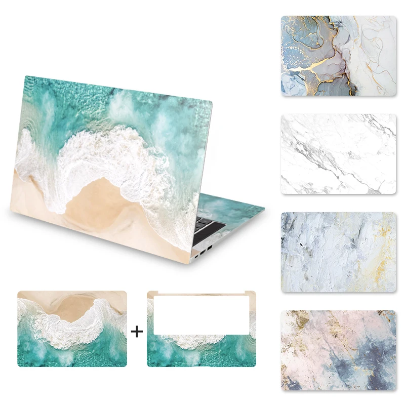 Sea-wave-marble-Laptop-Skin-Laptop-Sticker-Decal-12-13-14-15-6-17-Inch ...
