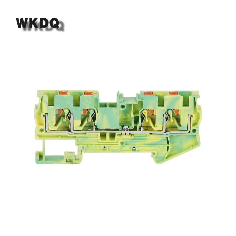 PT4-QU-PE 5Pcs Push-In Ground Double Strip Plug PT 4 QUATTRO PE Wire ...