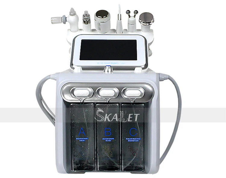 6 In 1 H2 O2 Water Oxygen Hydra Facial Dermabrasion Skin Clean Aqua ...