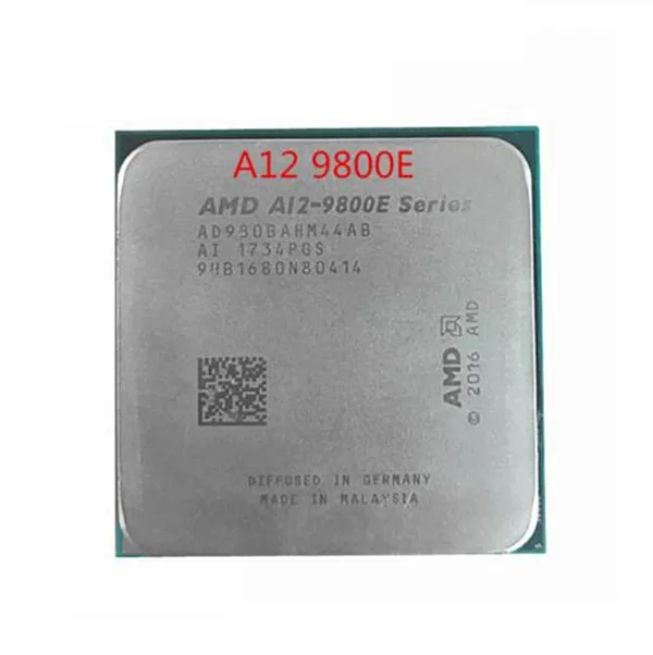 Processador para cpu quad core amd, a12 9800e 3,1 ghz, hemba am4 ...