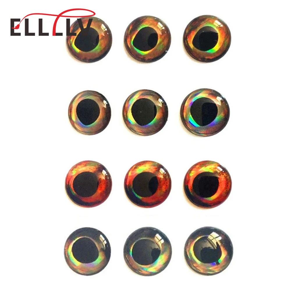 50PCS-Wood-Plastic-Lure-Popper-DIY-Eyes-Holographic-3D-4D-Fish-Eyes-for ...