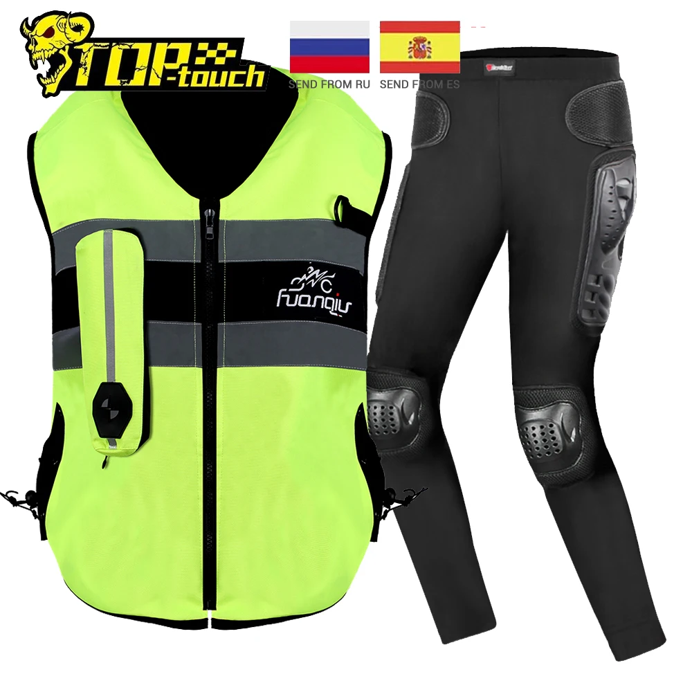 Motorcycle-Jacket-Men-Chaqueta-Moto-Reflective-Motocross-Air-Bag ...