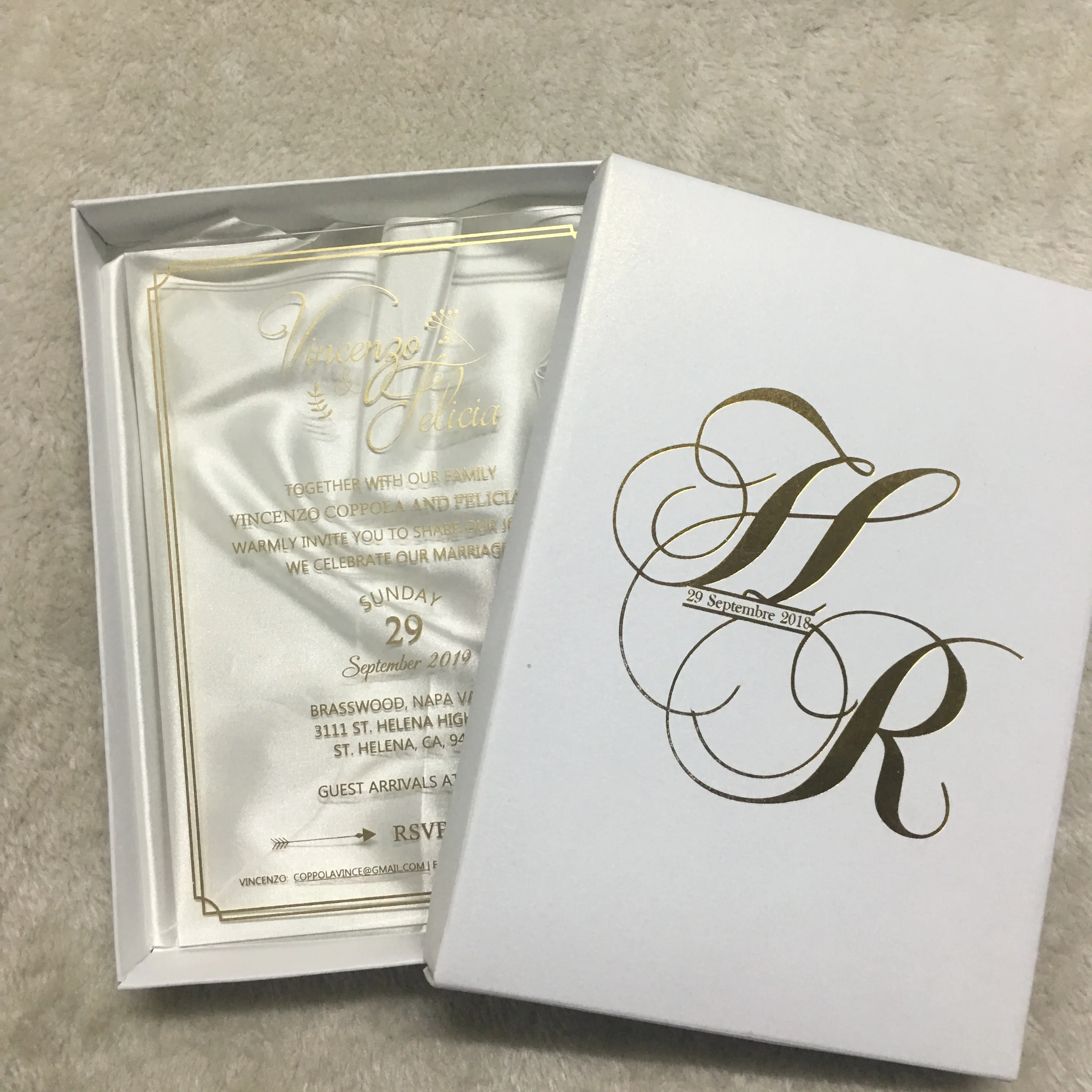 10pcs-Invitation-Card-with-Box-Wedding-Souvenir-Decoration-Customize ...