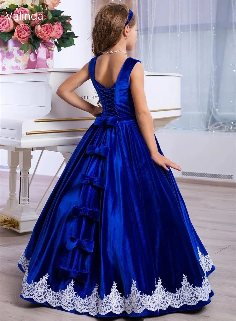 Royal Blue Gowns For Kids