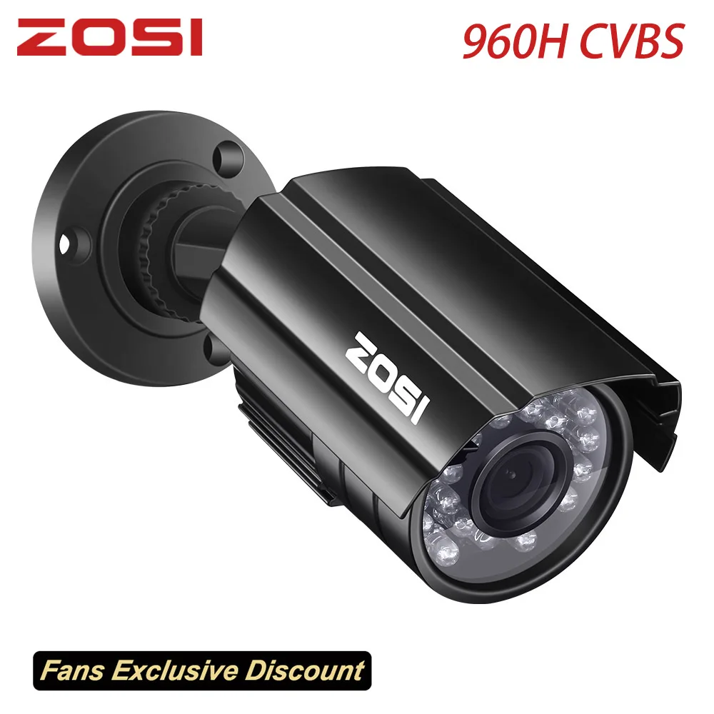 ZOSI HD 960H 1/3 дюймов цветной CMOS 800tvl Крытый/Открытый ...