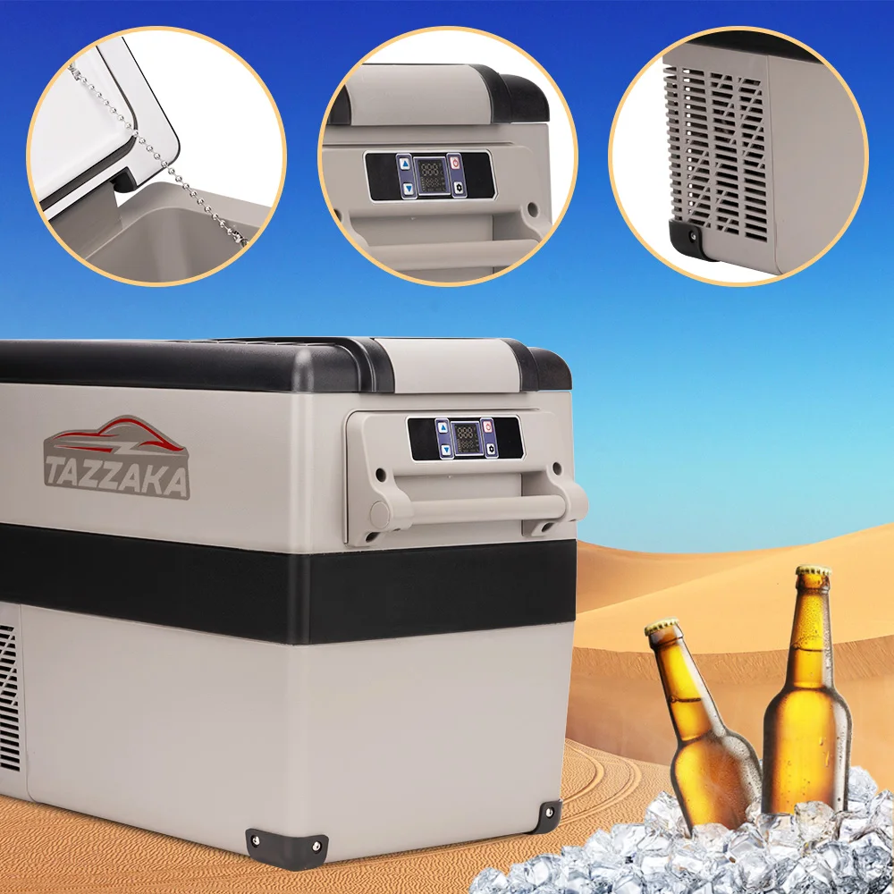 Mini refrigerador para coche, refrigerador para coche de 12/24V de CC ...