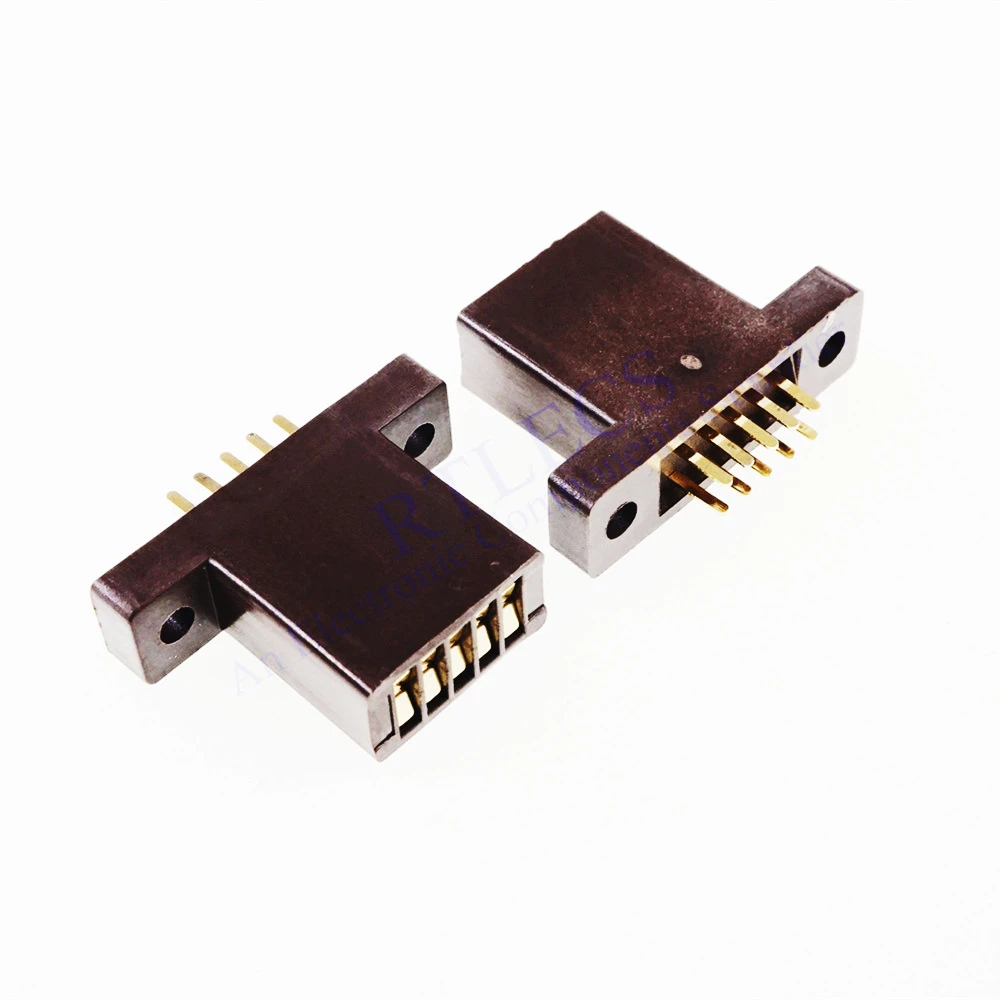 20pcs Burn In Socket 2.54 Mm Pitch 5 Pin Gold Plating Test Connector ...