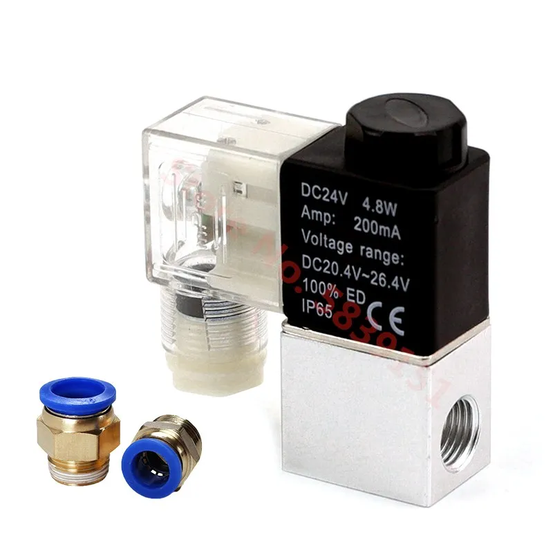 2V025-08-Pneumatic-Valve-1-4-2-Position-2-Way-Solenoid-Valve-Air-Valve ...